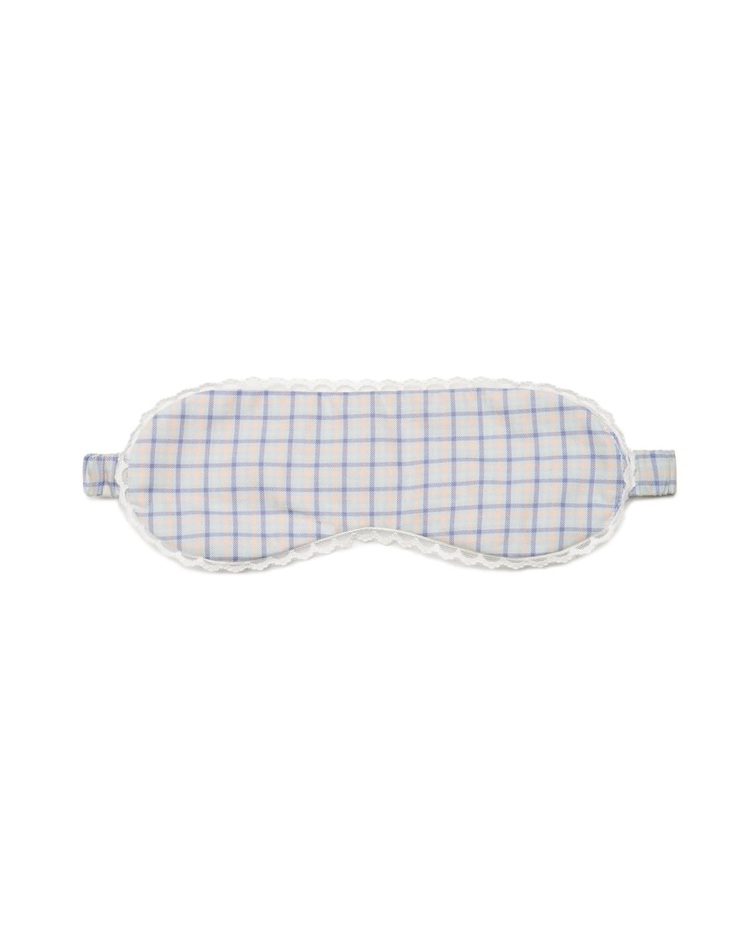 The Sleep Mask: French Poplin Blue Check – Cou Cou Intimates
