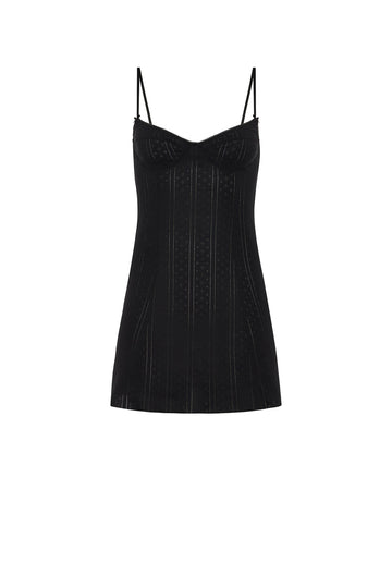 The Balconette Dress Black – Cou Cou Intimates
