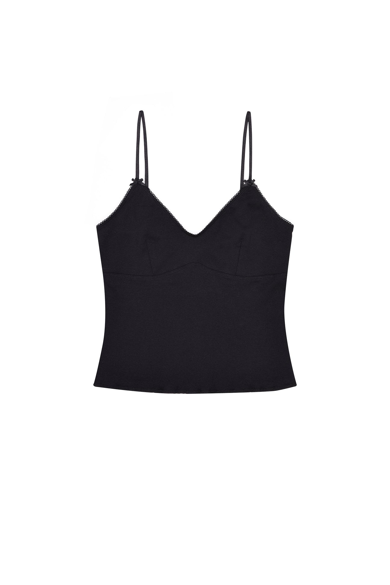 The Bralette Tank: Cotton Jersey Black – Cou Cou Intimates