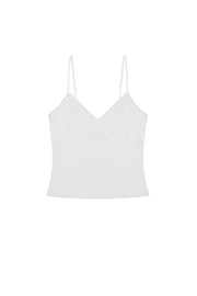 The Bralette Tank: Cotton Jersey White – Cou Cou Intimates