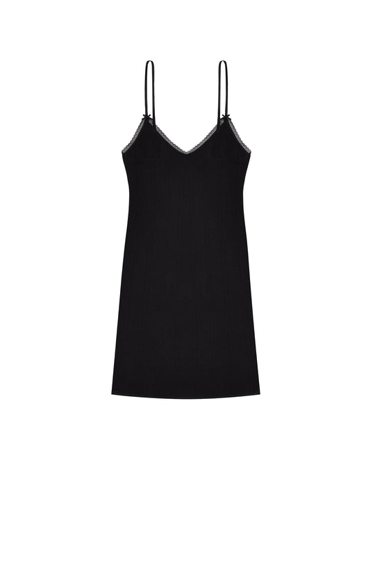 The Cami Slip Black – Cou Cou Intimates