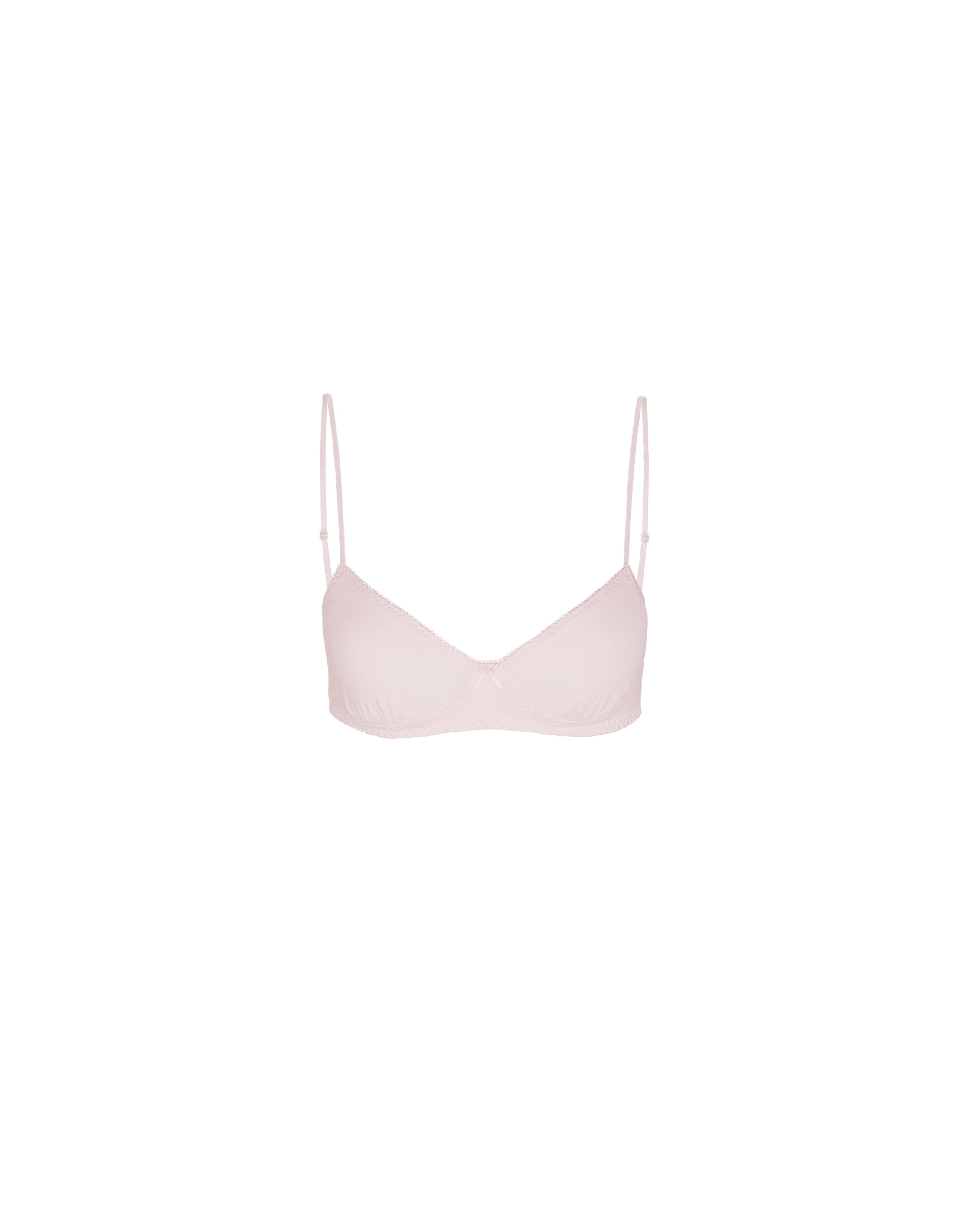 The Petite Bra: Cotton Jersey Baby Pink – Cou Cou Intimates