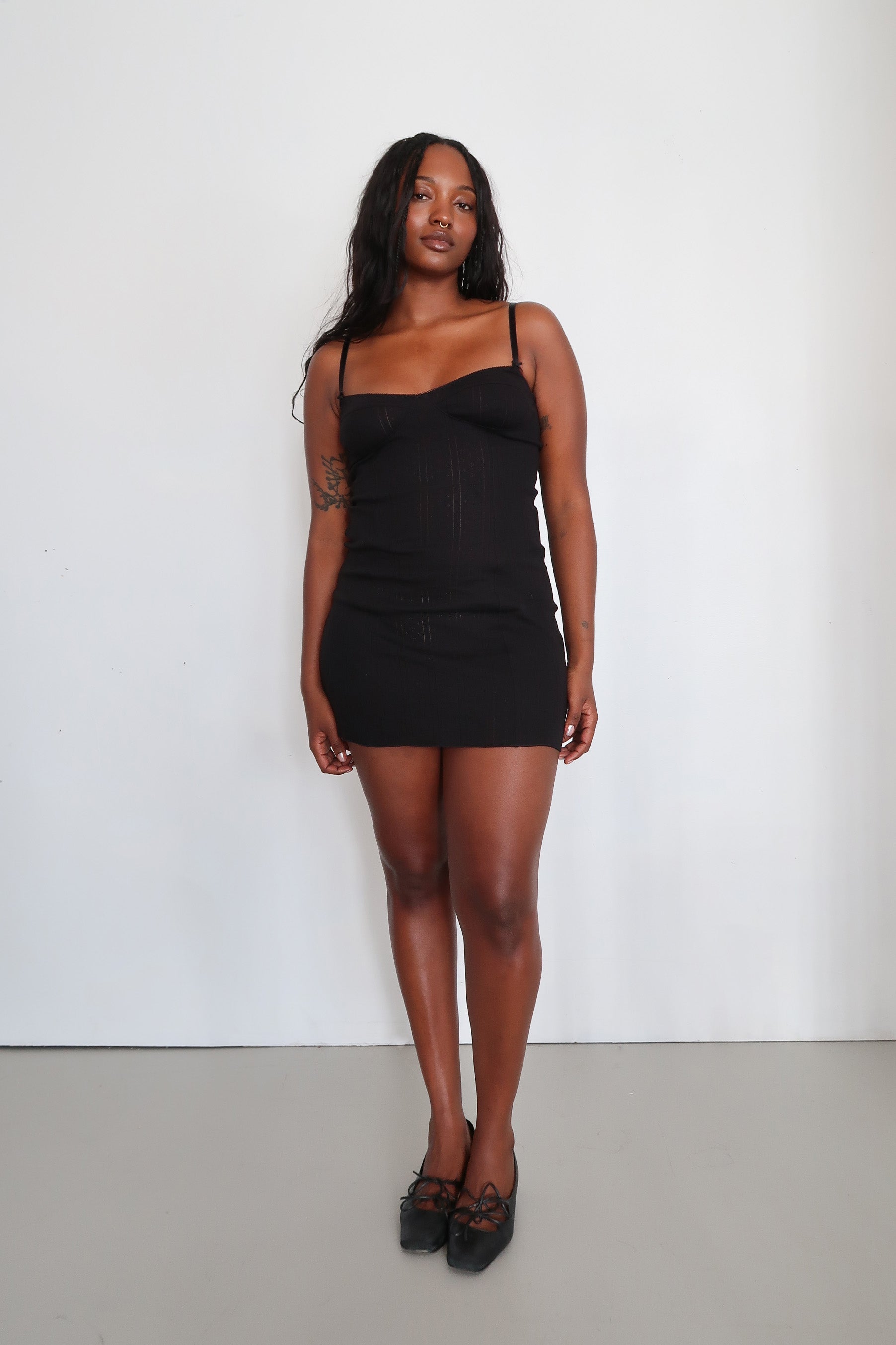The Balconette Dress Black – Cou Cou Intimates