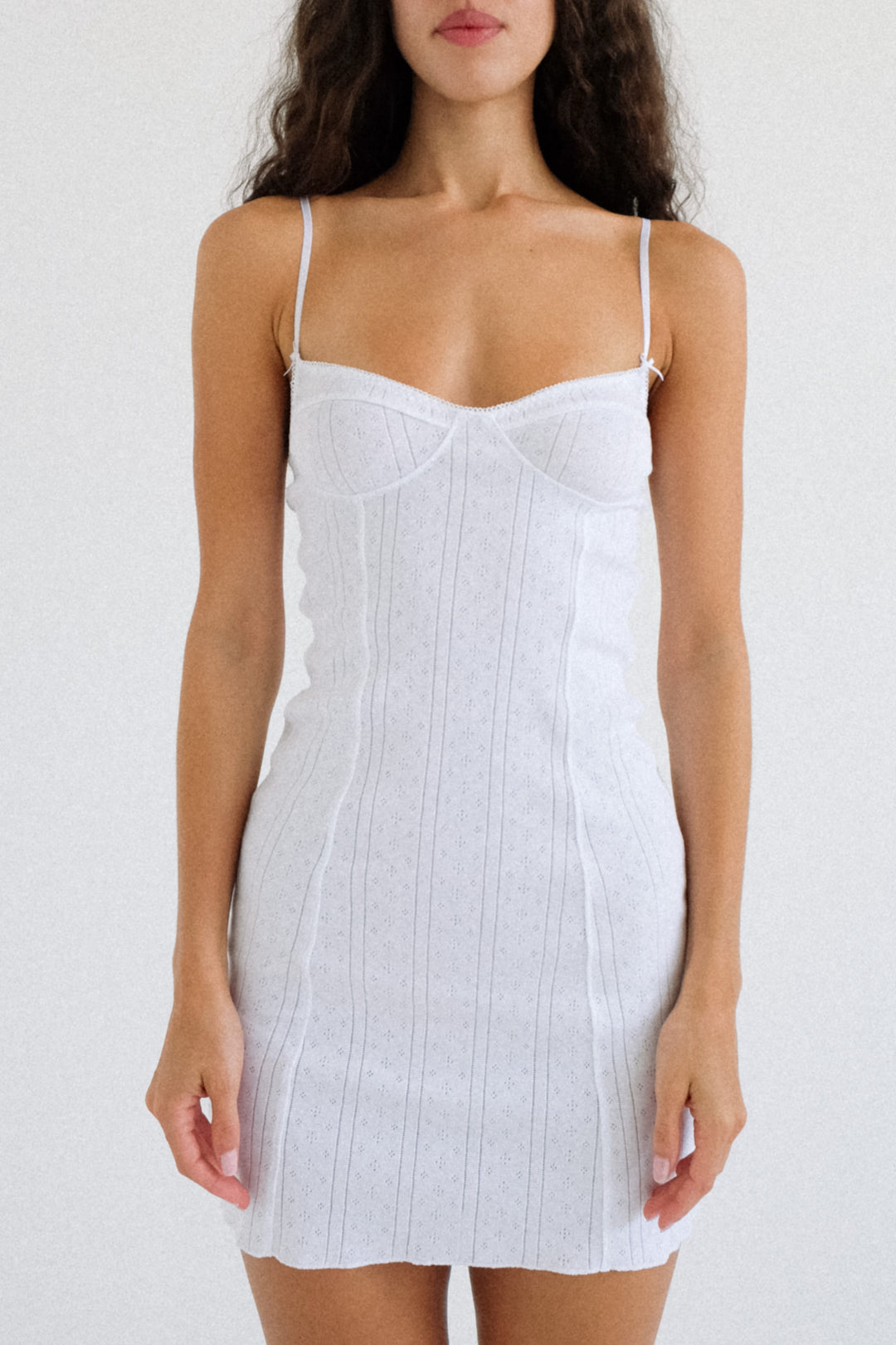 The Balconette Dress White – Cou Cou Intimates