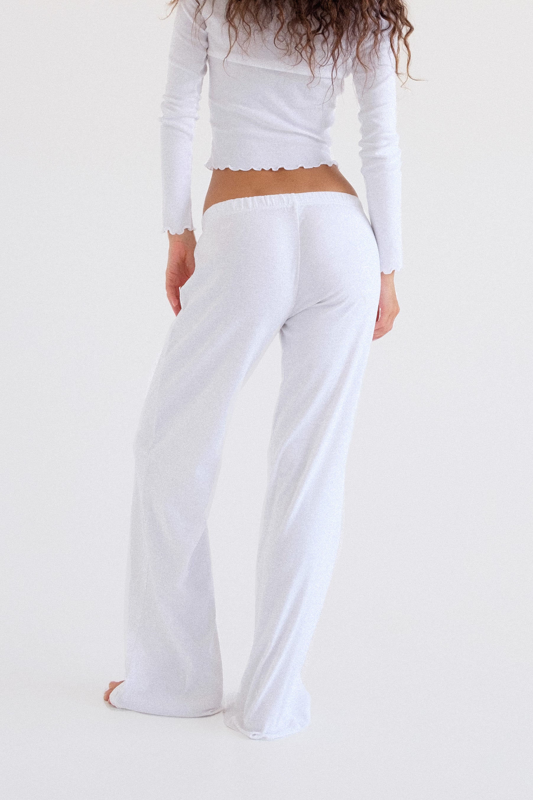 The Pant: Cotton Jersey White – Cou Cou Intimates