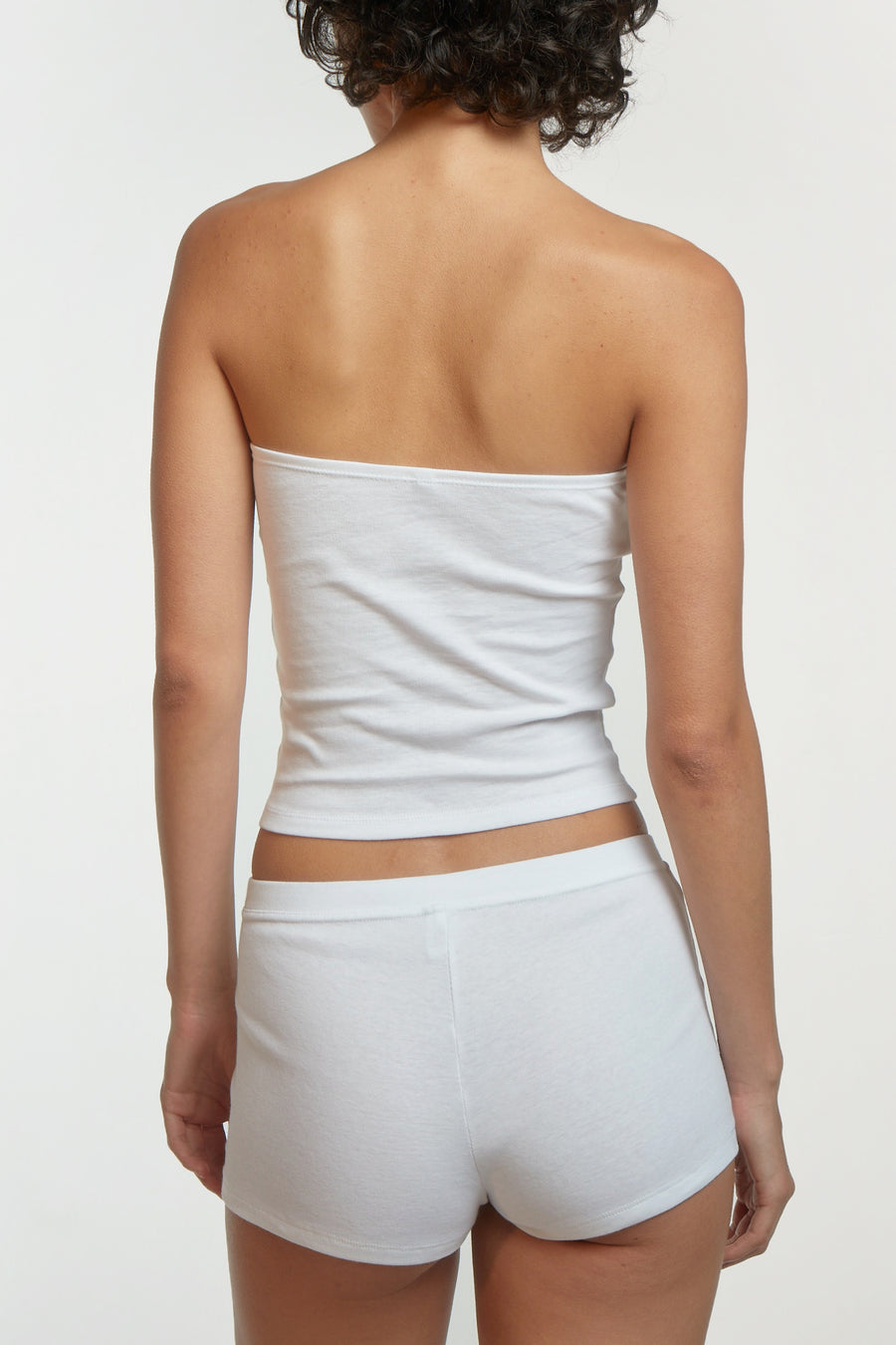 The Tube Top: Cotton Jersey White – Cou Cou Intimates
