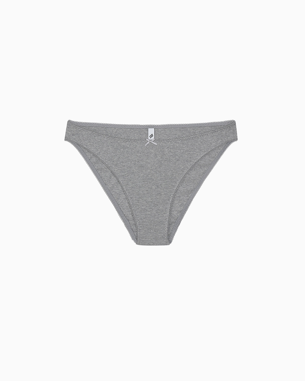 The Brief: Grey Cotton Jersey – Cou Cou Intimates