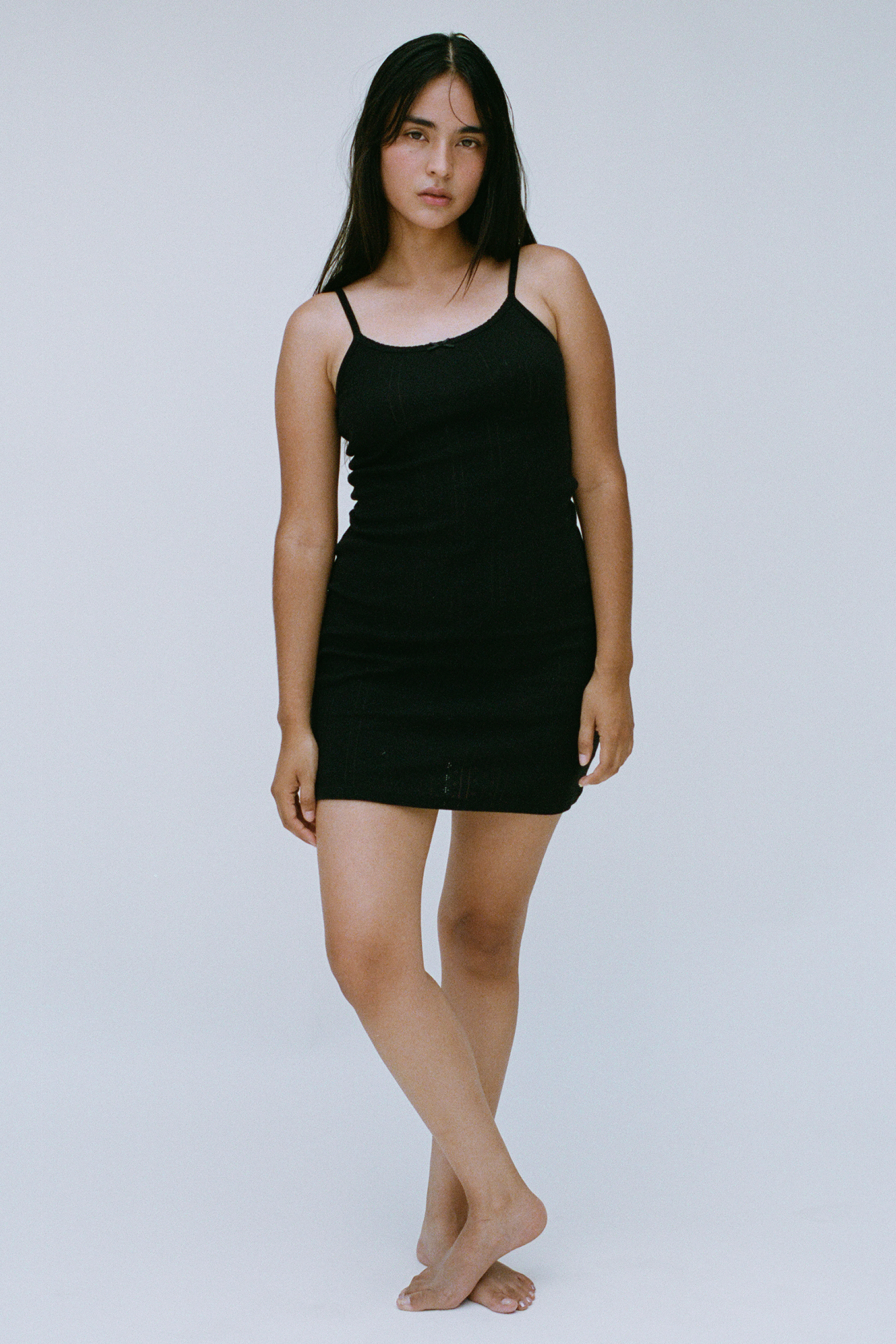 The Picot Dress Black – Cou Cou Intimates